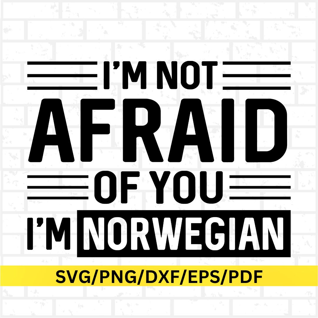 Witty Norwegian SVG - Funny Quote Art - Digital File - Ideal for Crafts ...