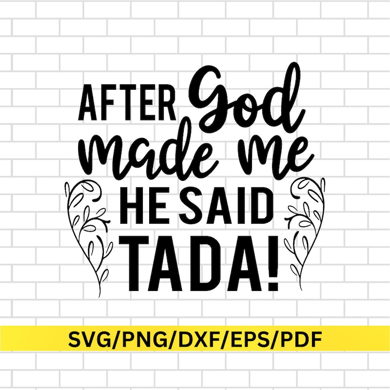 God Said Ta Da - Etsy