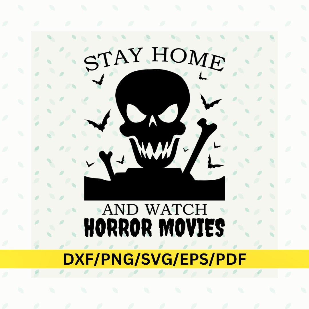 Horror Movie Fan, Funny Sarcastic SVG, Horror Tumbler Designs, Scary ...