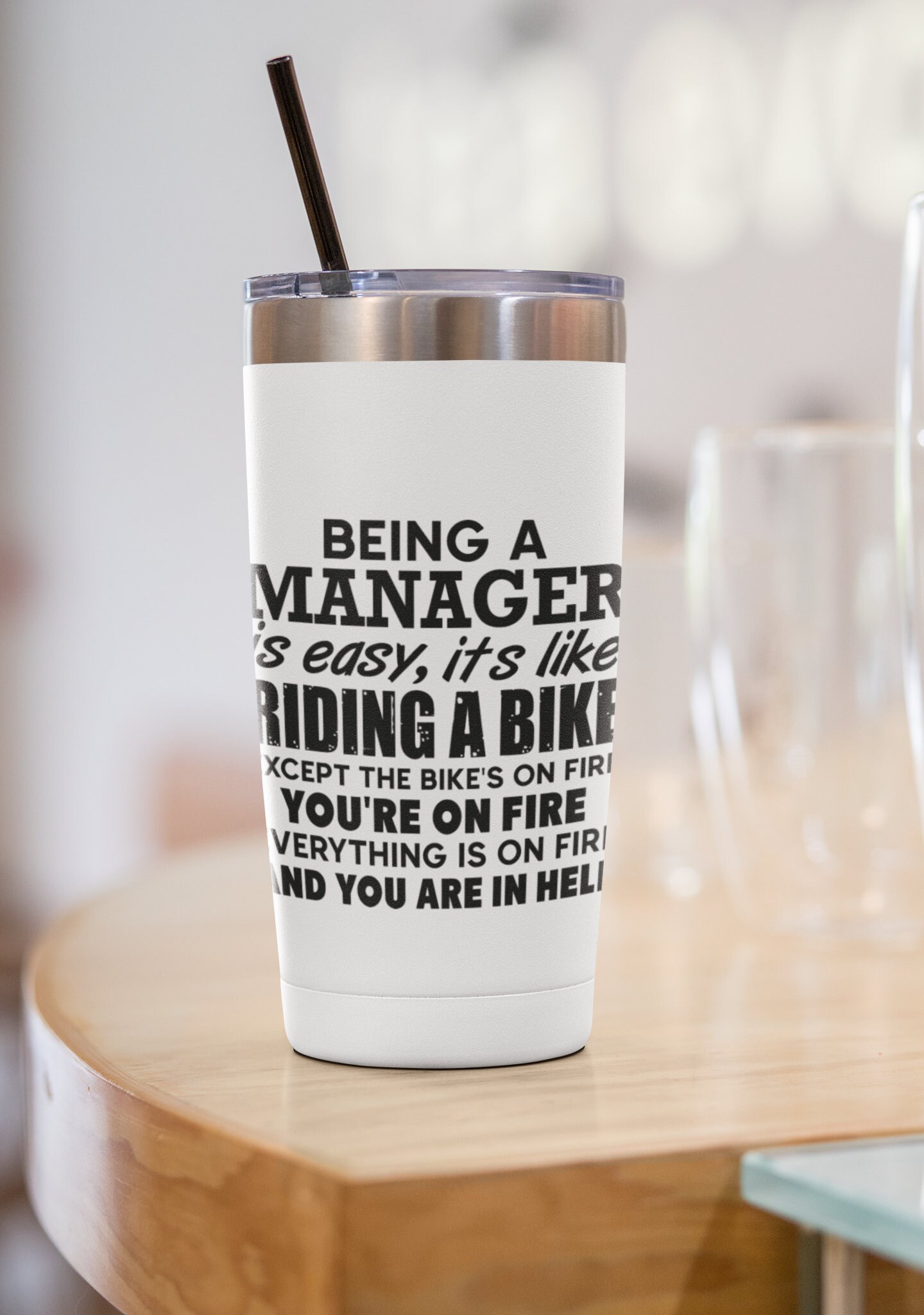 Being a Manager is Easy It's Like Riding a Bike Boss - Etsy