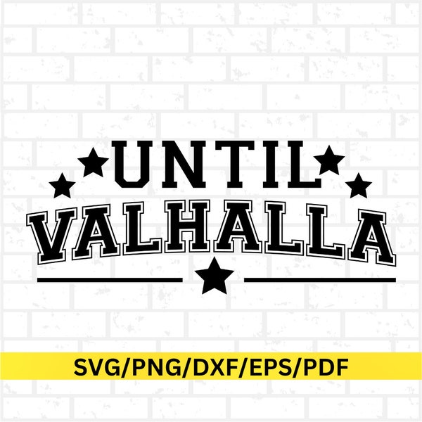 Valhalla Svg - Etsy