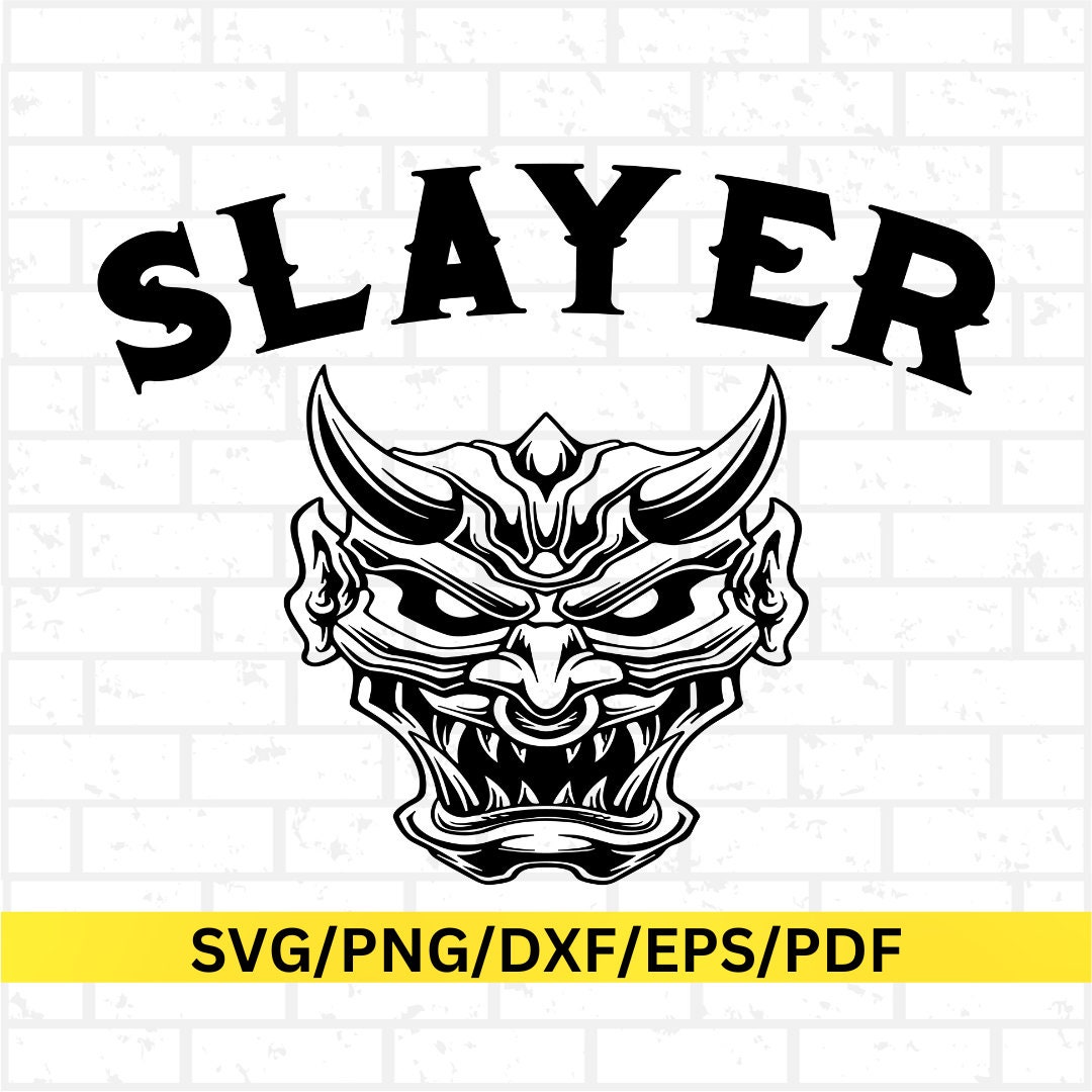 Slayer Art, Slayer Logo, Demon Slayer Inspired, Demon Slayer Cricut ...