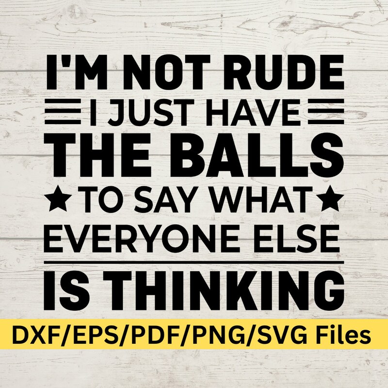 Rude Svg - Etsy UK