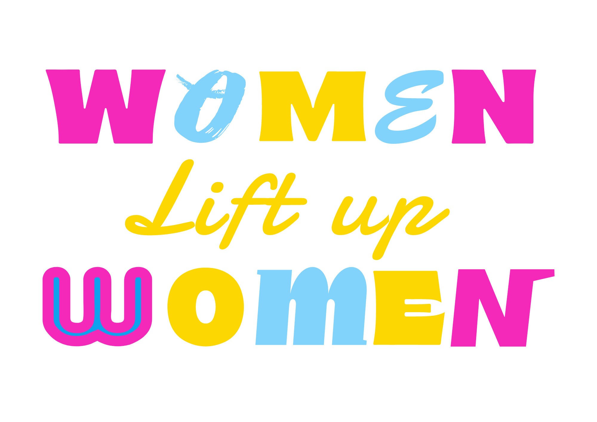 Womens Empowerment Printable PNG Women Lift up Women - Etsy