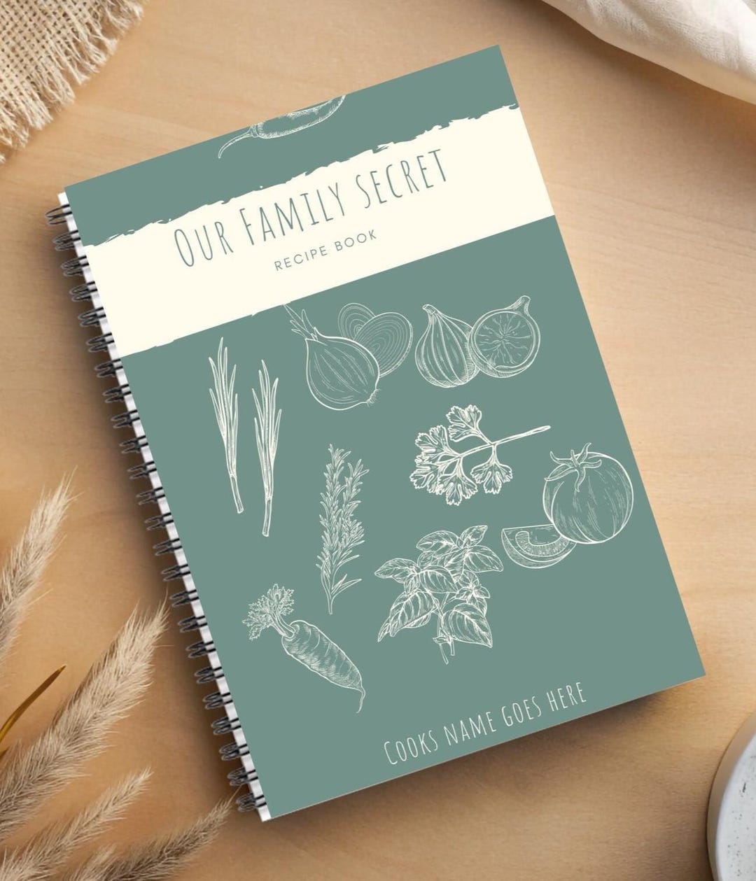Personalized Recipe Book. Write Your Own Recipes! Custom Gift for ...