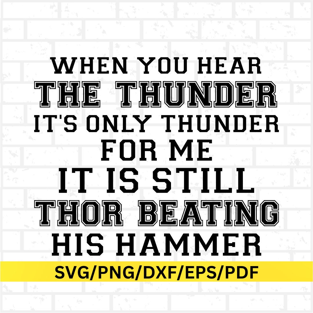 Thor SVG, Cricut Cut Files, Silhouette Svg, Svg Cut Files, Viking, Thor ...