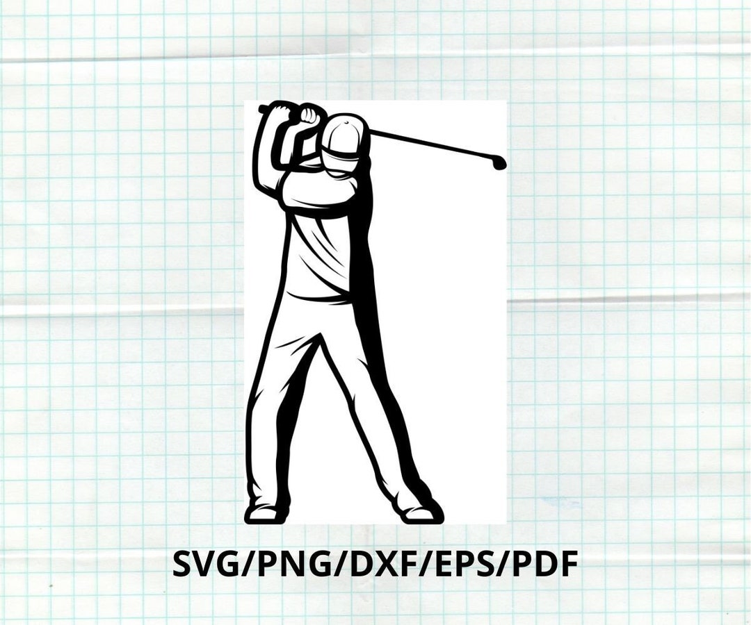 Golf Player SVG Golfing SVG Masters Golf Golf Club SVG - Etsy