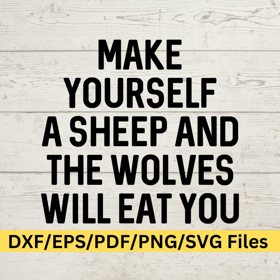 Wolves Sheep SVG, Wolves Not Sheep SVG, Wolf and Sheep SVG, Wolves ...