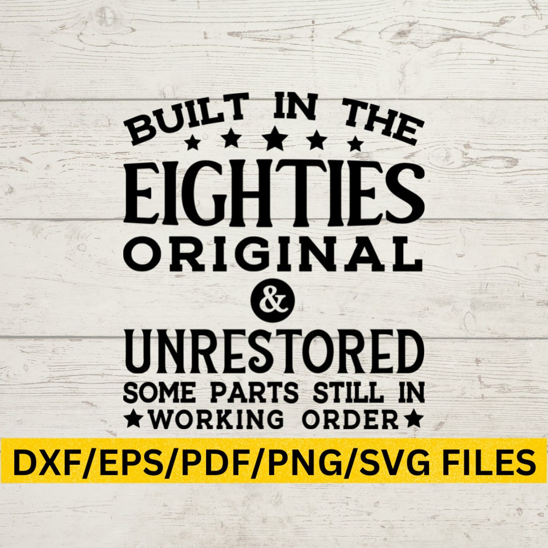 Eighties Svg, 80s Birthday Retro Svg, 80s Retro Svg, 80s Party Svg ...