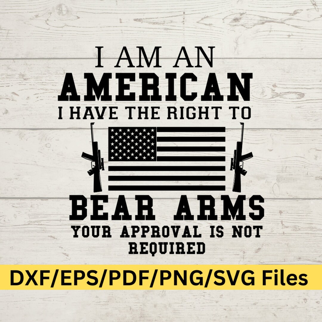 Second Amendment SVG Bundle, 2nd Amendment US Flag, 1776 Gun Rights ...