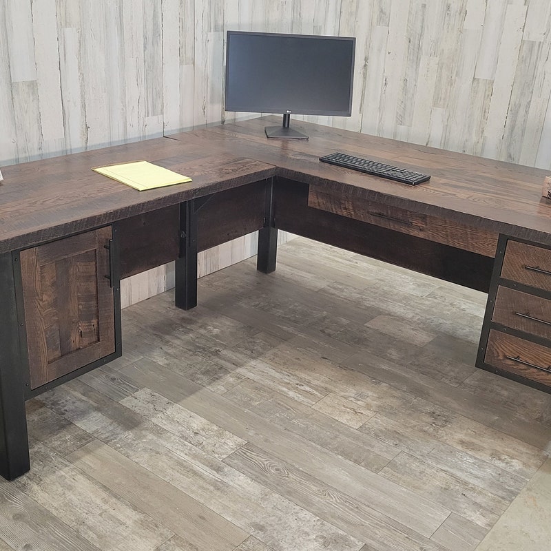 Reclaimed Wood Desk - Etsy