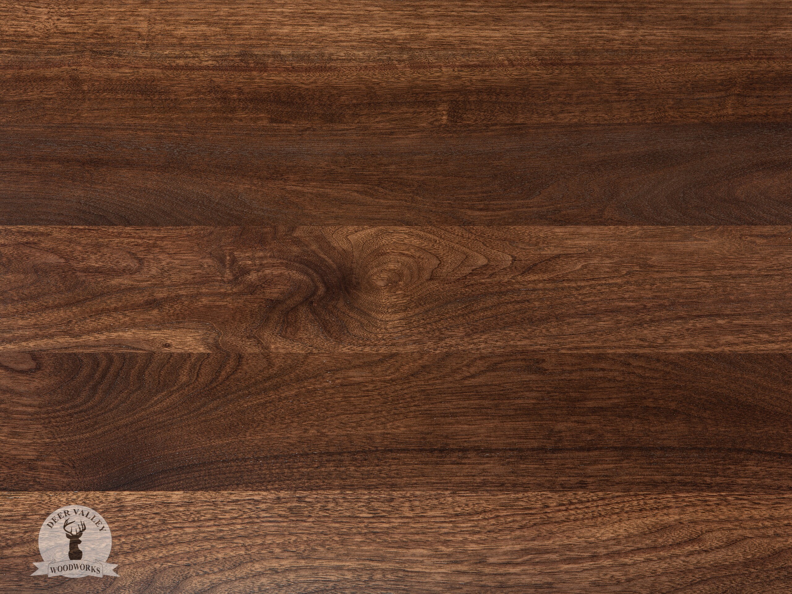 Walnut Executive Desk With Drawers, Modern Office Desk, Industrial Desk ...