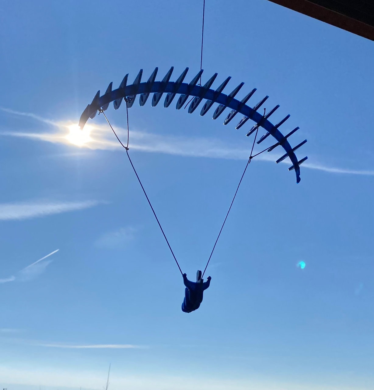 Paraglide Model - Parachute Wing Paraglider Model Easy Assembly - Etsy