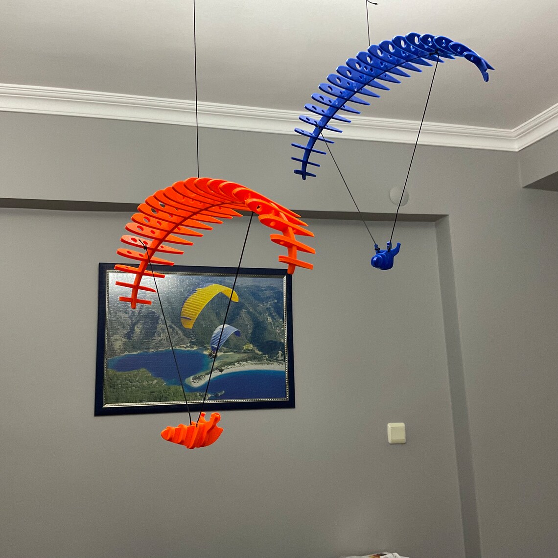 Paraglide Model - Parachute Wing Paraglider Model Easy Assembly - Etsy