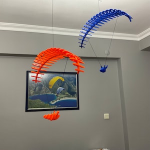 Paraglide Model - Parachute Wing Paraglider Model Easy Assembly - Etsy