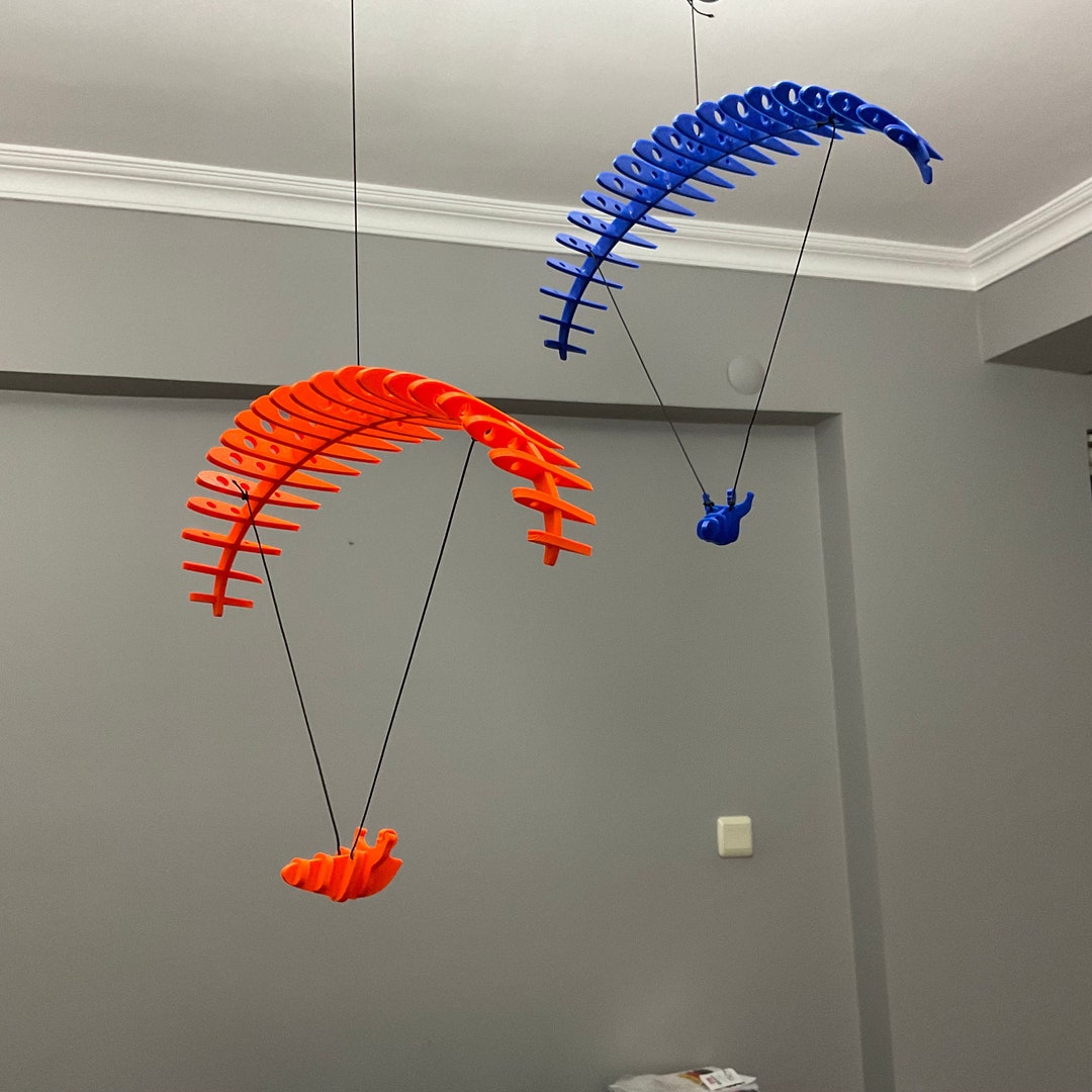 Paraglide Model - Parachute Wing Paraglider Model Easy Assembly - Etsy