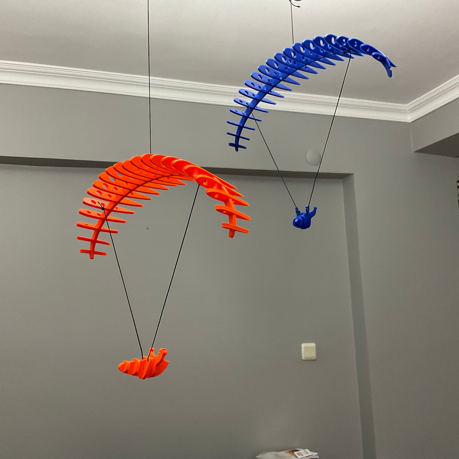 Paraglide Model - Parachute Wing Paraglider Model Easy Assembly - Etsy