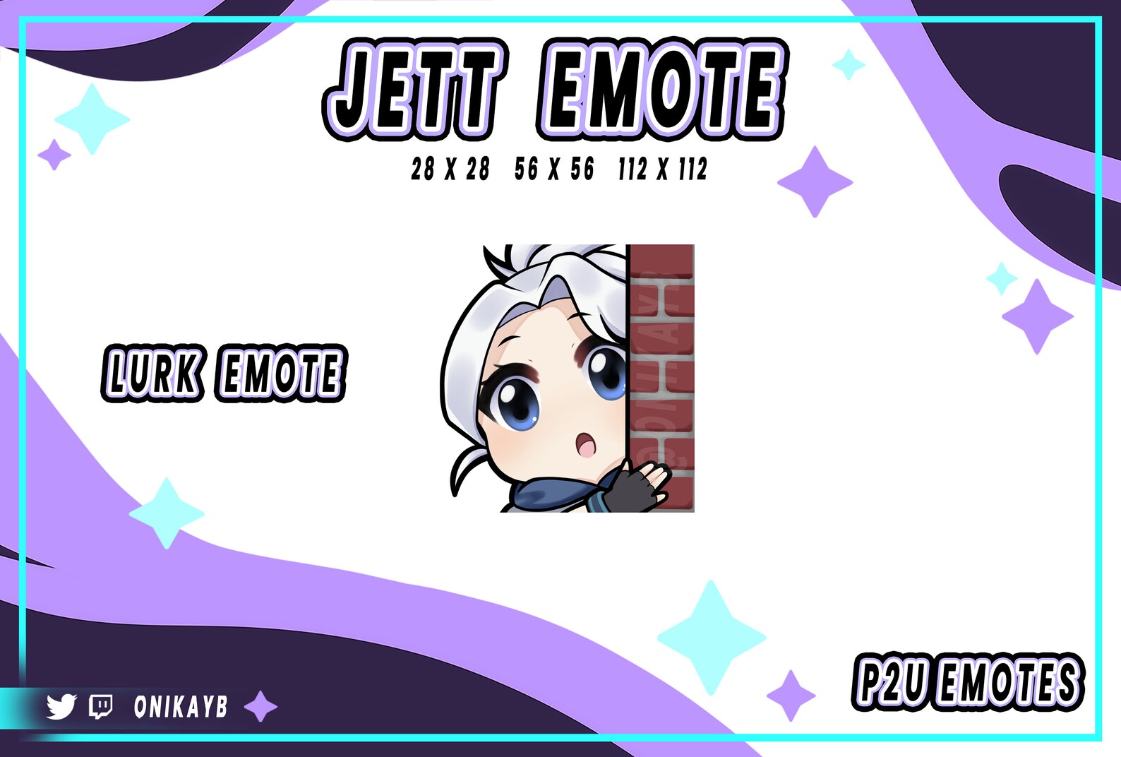 Valorant Jett Lurk Emote for Twitch and Discord - Etsy