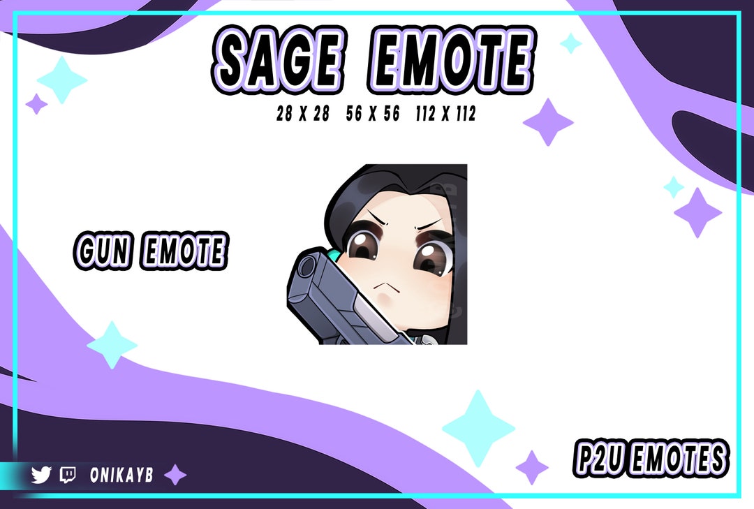 Valorant Sage Gun Emote for Twitch and Discord - Etsy