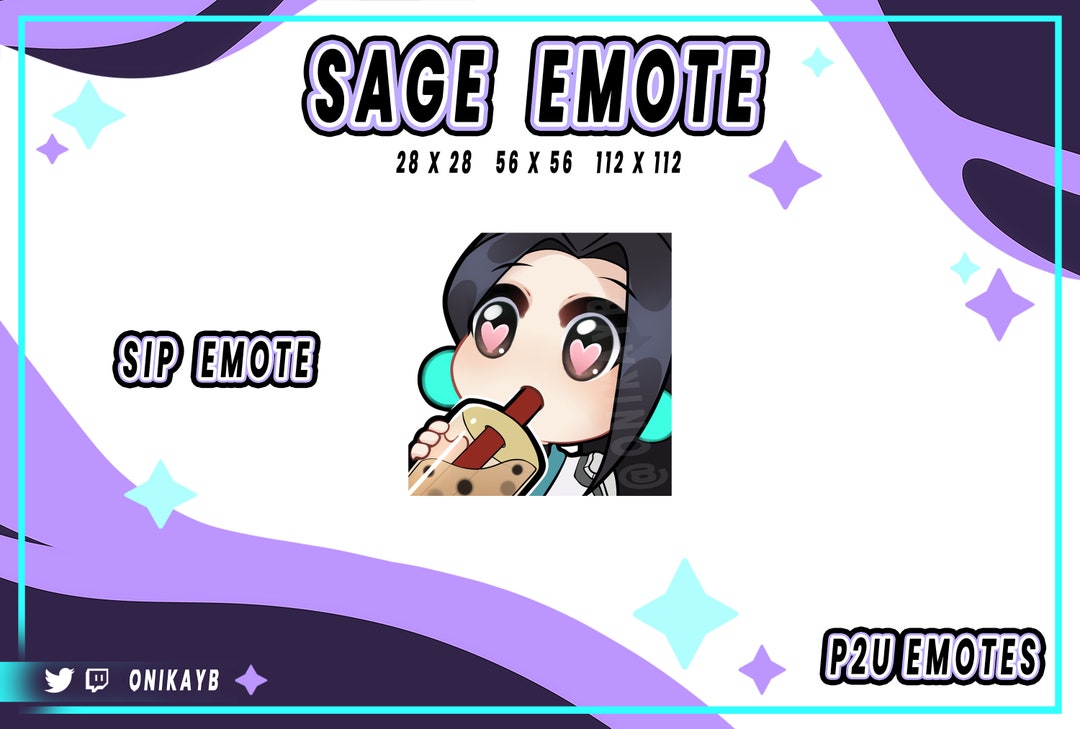 Valorant Sage Sip Emote for Twitch and Discord - Etsy Portugal