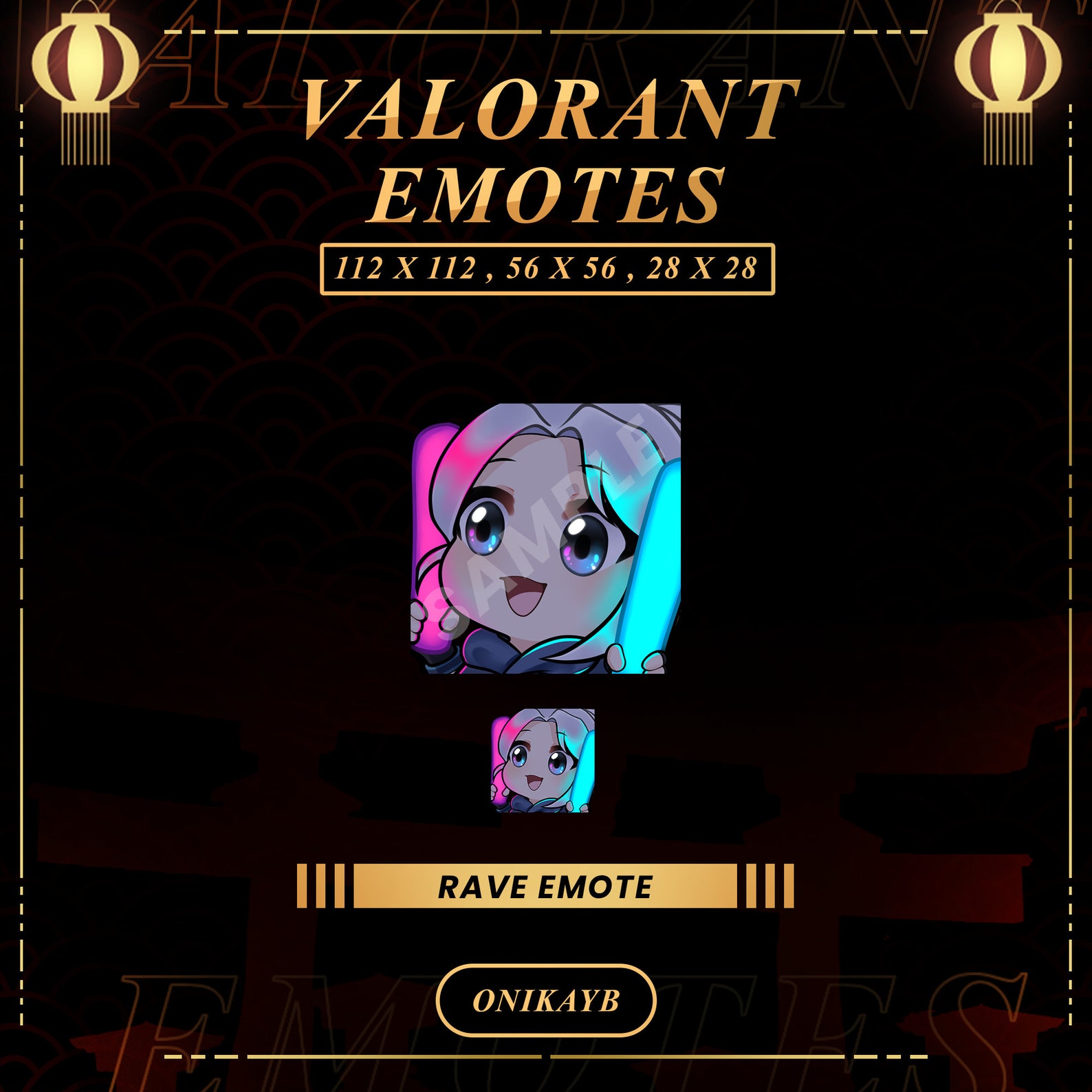 Valorant Jett Rave Emote for Twitch and Discord! - Etsy