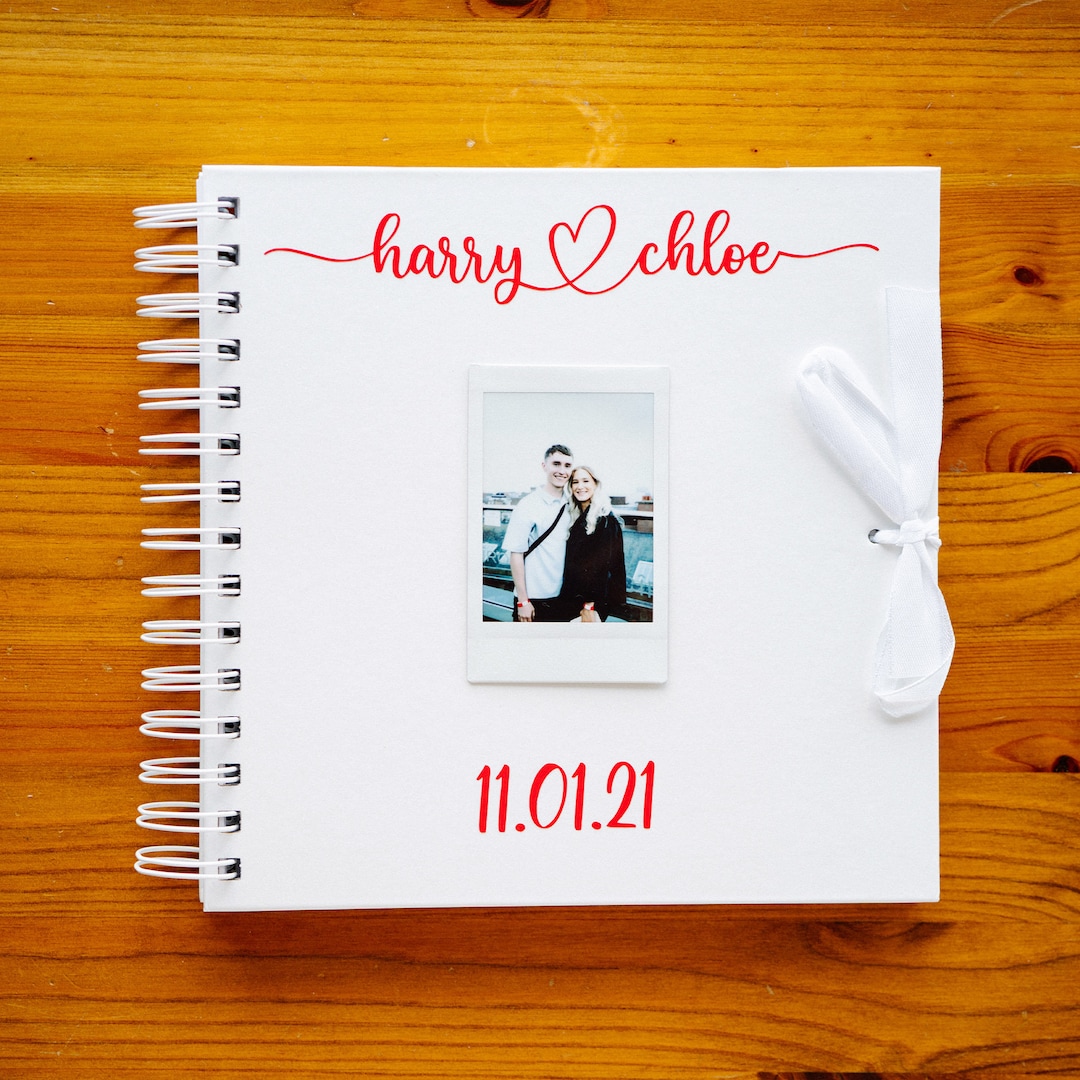 Couples Instax Mini Scrapbook | Custom Polaroid Memory Book | Gifts for ...