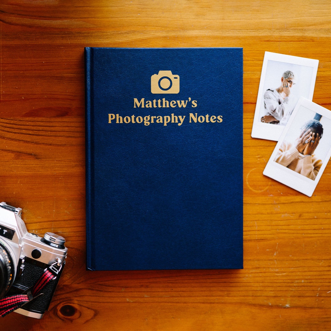 Personalised Photography Notebook | Custom Camera Note Book | Journal ...