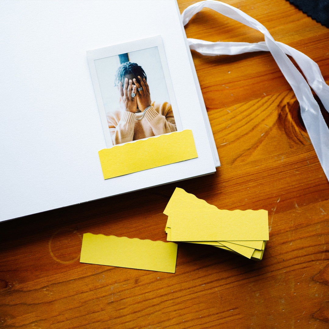 Set of 25-100 Instax Mini Pockets | Instax Guest Book Pockets | Yellow ...