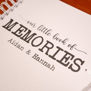Our Little Book of Memories Scrapbook Custom Polaroid Memory Book ...