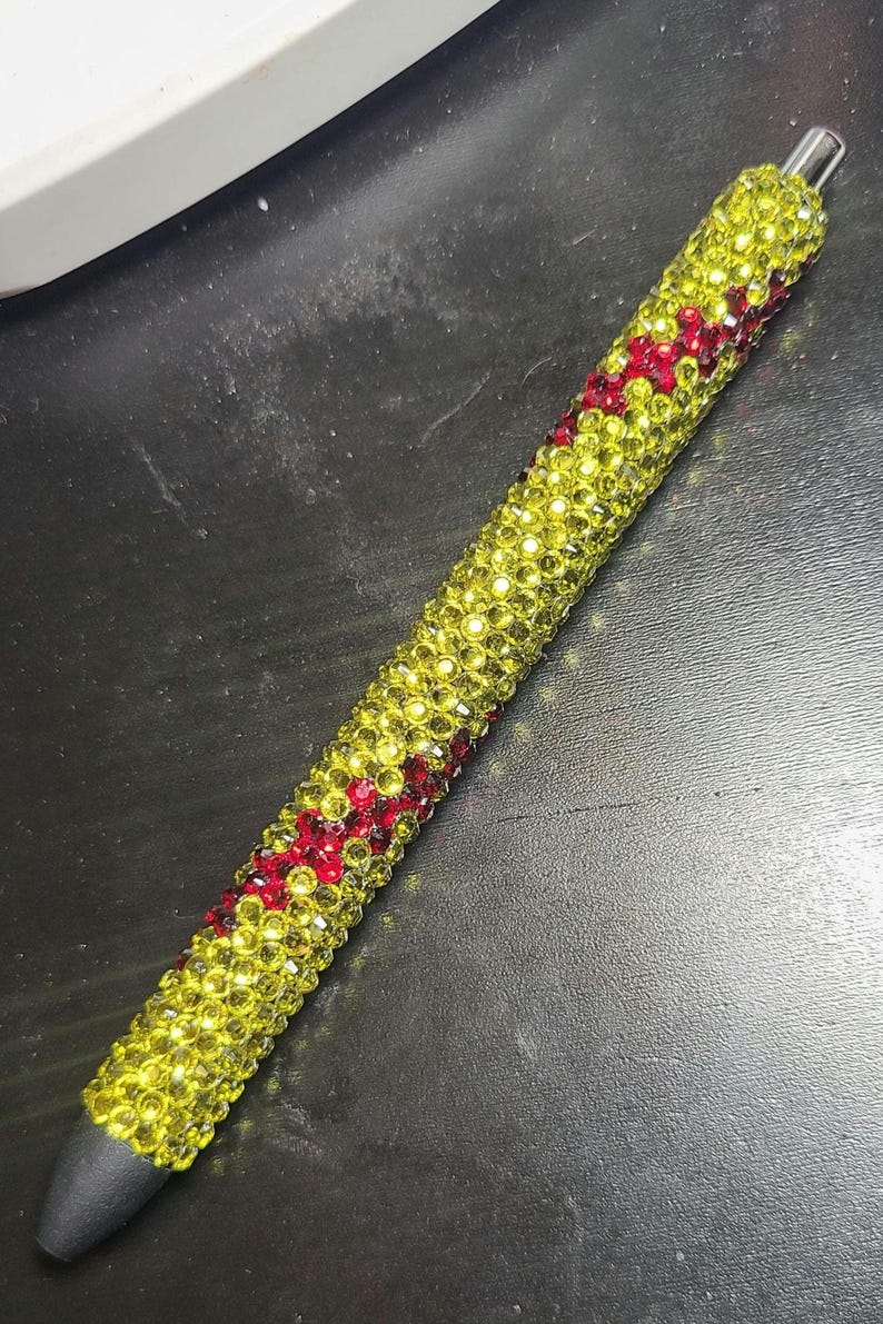 Rhinestone Pen - Etsy