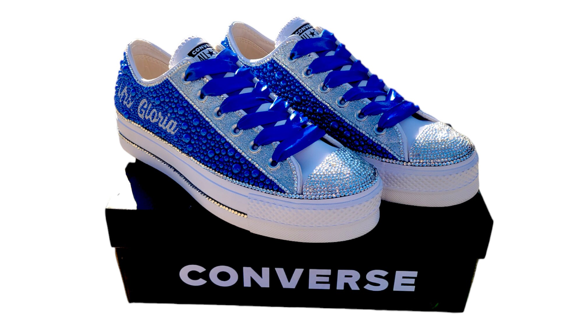 Bling Converse - Etsy