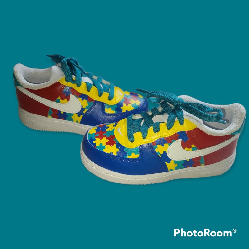 Custom Painted Air Force Ones - Etsy
