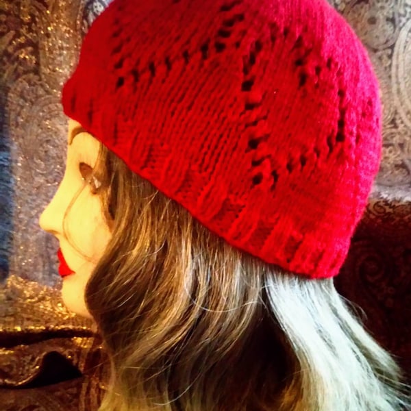 Red Woolly Hat - Etsy