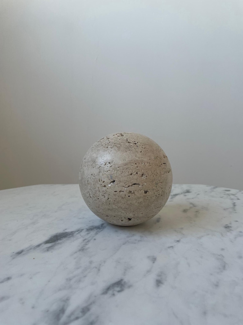 Travertine Sphere Travertine Sphere Home Luxury Decor Gift Marble ...
