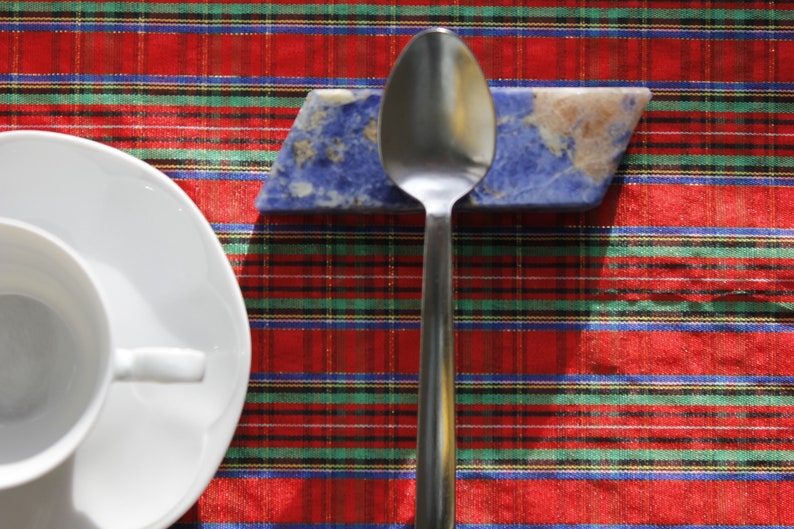 Blue Marble Cutlery Stool Cutlery Rest in Blue Marble Luxury ...