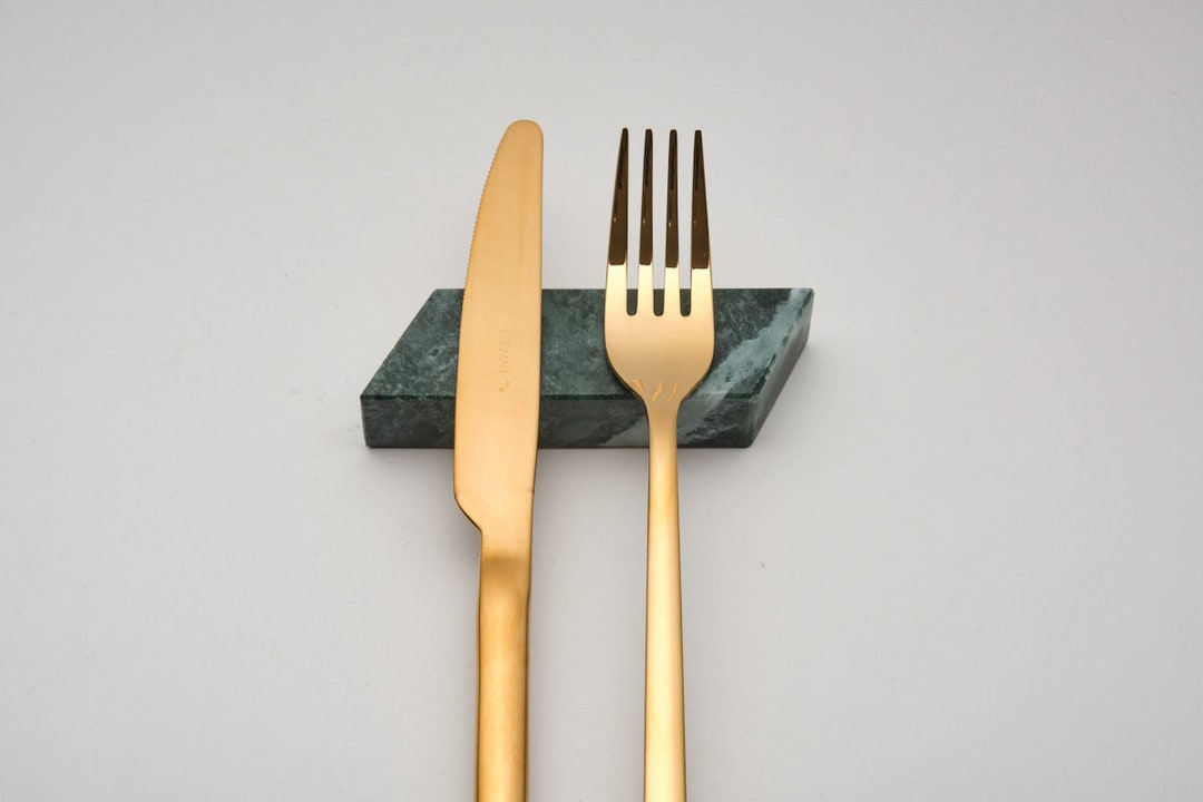 Set of 4 Marble Cutlery Rest |set of 4 Marble Cutlery Rests | Tableware ...