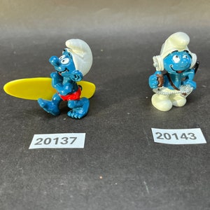 Vintage 1980s Smurfs Figurines. Mint Condition. You Choose - Etsy