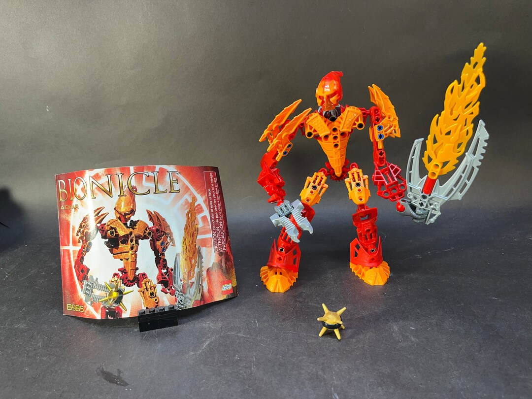 Bionicles Buildable Toy : Ackar No 8985. 100% Complete With ...