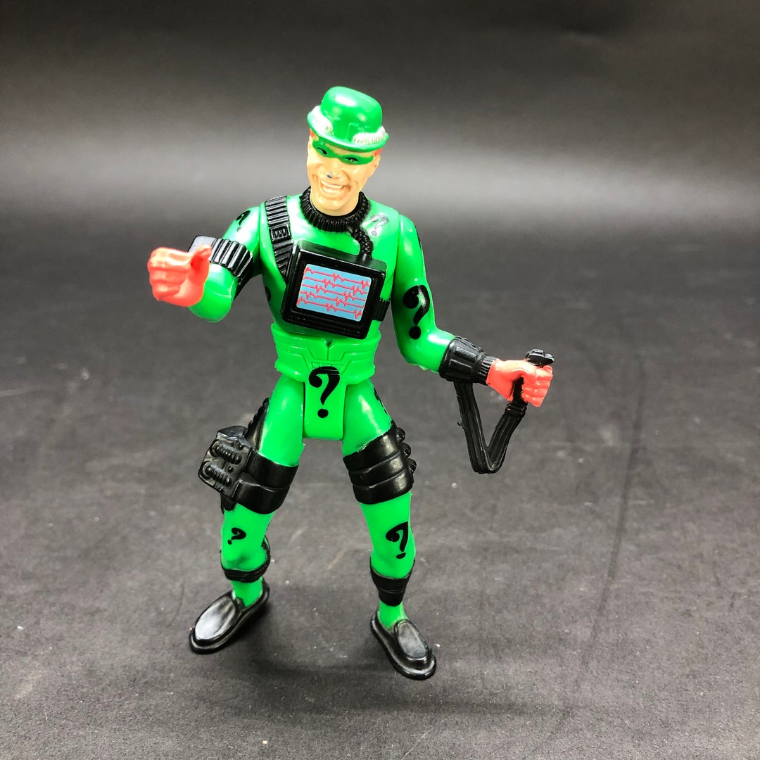The Riddler Action Figure jim Carrey, Batman Forever, the Movie. Kenner ...