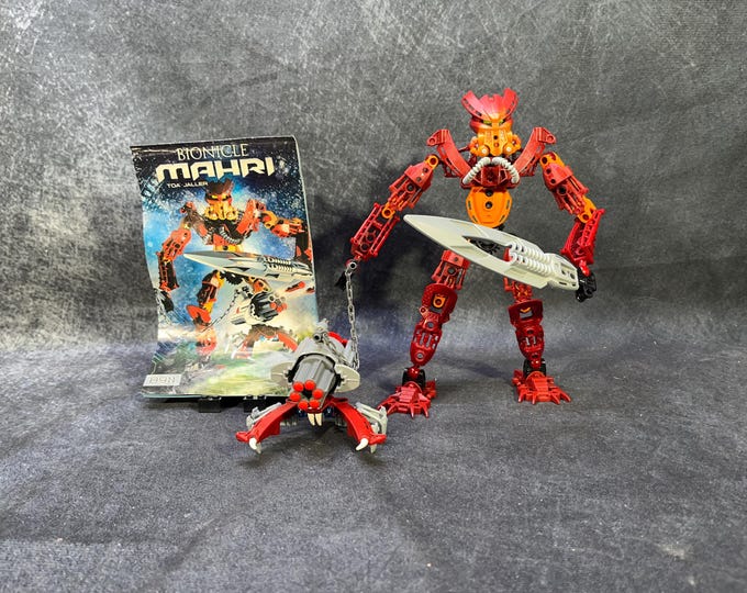Bionicle Buildable Toy : Toa Mahri, Jaller, No 8911. 100% Complete With ...