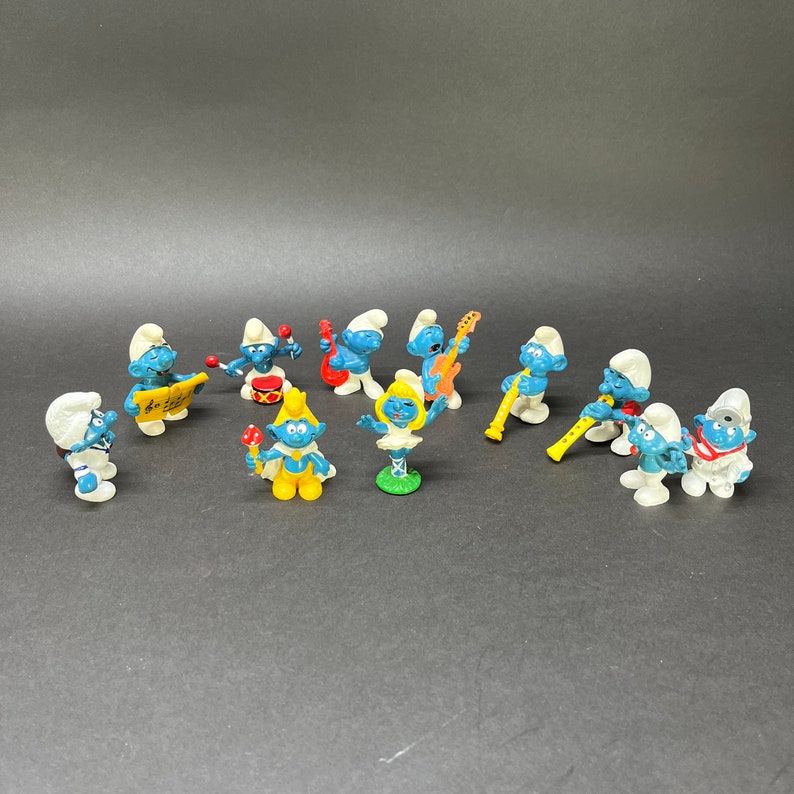 Vintage 1980s Smurfs Figurines. Excellent Condition. You Choose - Etsy