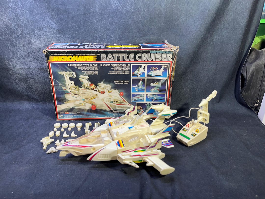 Micronauts : Battle Cruiser With Box, Near Complete. Mego 1978. - Etsy