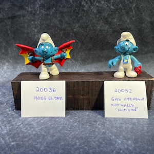 Vintage 1980’s Smurfs Figurines. Near Mint to Mint Condition. You ...