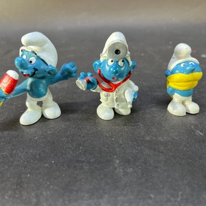 Vintage 1980’s Smurfs Figurines. Excellent Condition. You Choose - Etsy