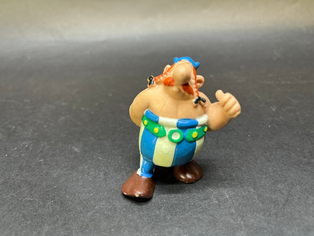 Vintage Astérix and Obelix Pvc Figure: Obelix. Bully 1974. Made in ...