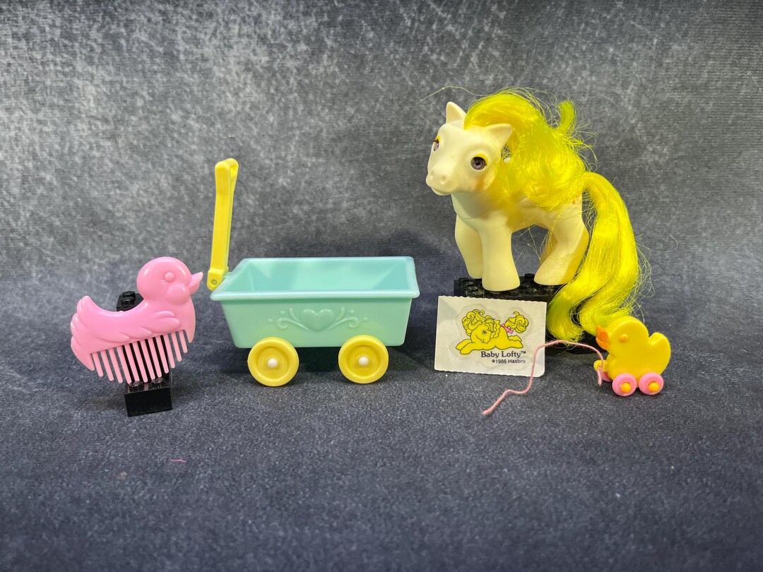 G1 My Little Pony Baby Bye Eye : Lofty With Accessories. Hasbro 1986 ...