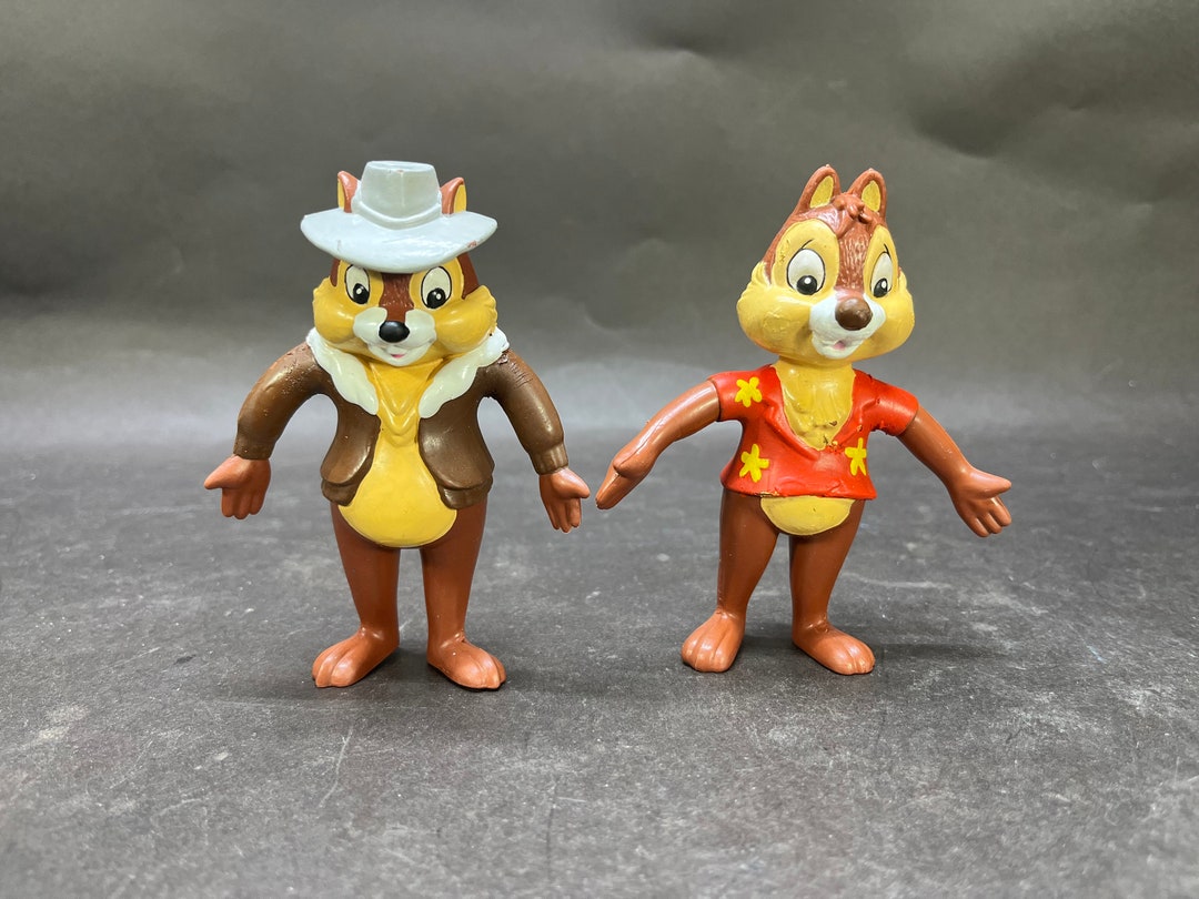 Chip and Dale Bendie bend-ems Figures Rescue Rangers. Just - Etsy