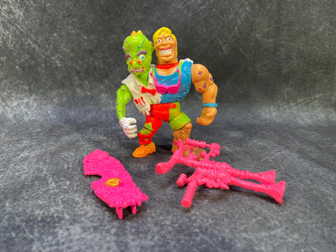 Toxic Crusaders Action Figure : Head Banger, Near Complete. Playmates ...