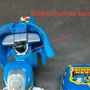 The Incredible Crash Dummies: Blue Crash Cycle. Incomplete. Tyco 1991 ...
