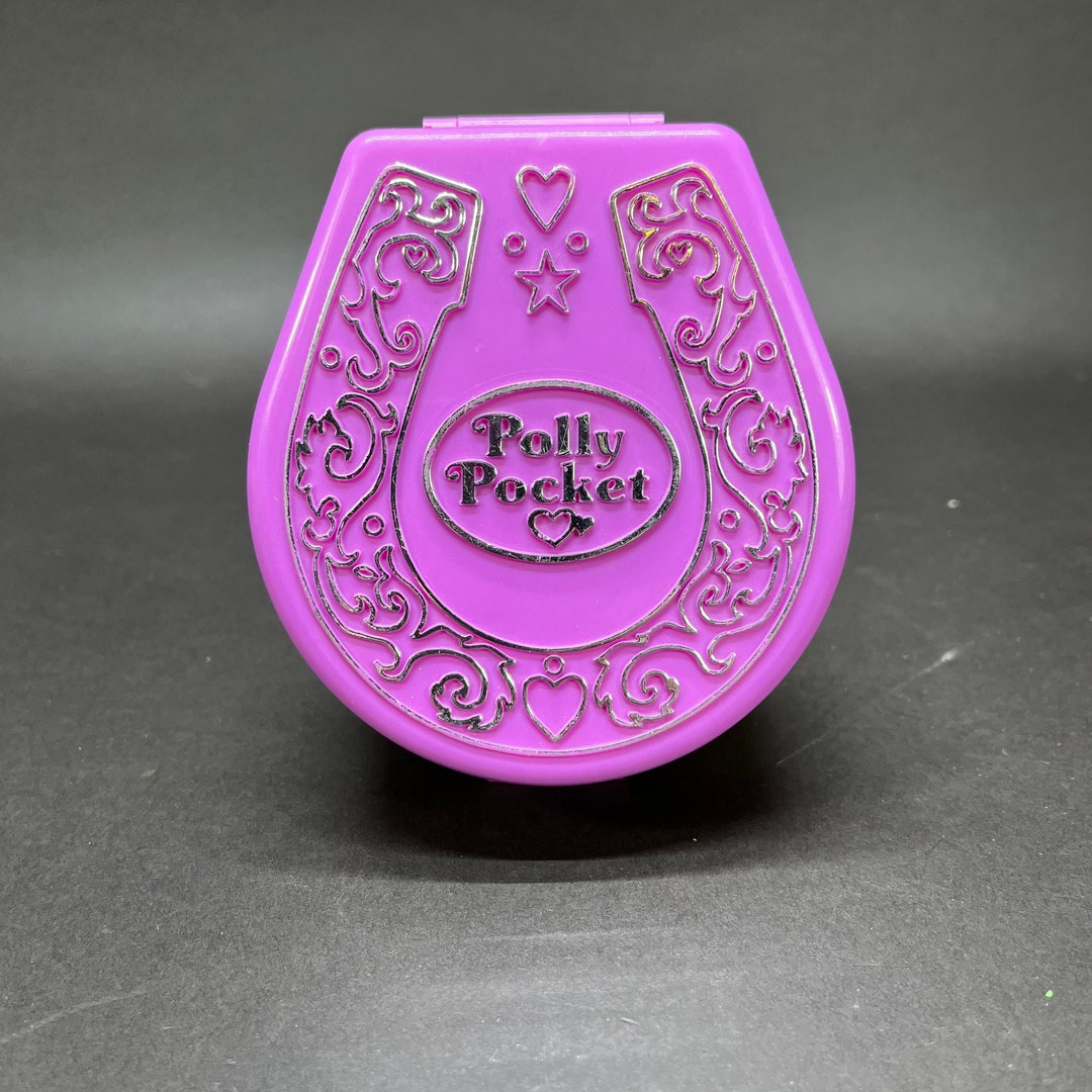 Vintage Polly Pocket Pony Ridin' Show Playset. Bluebird 1994. Shell ...